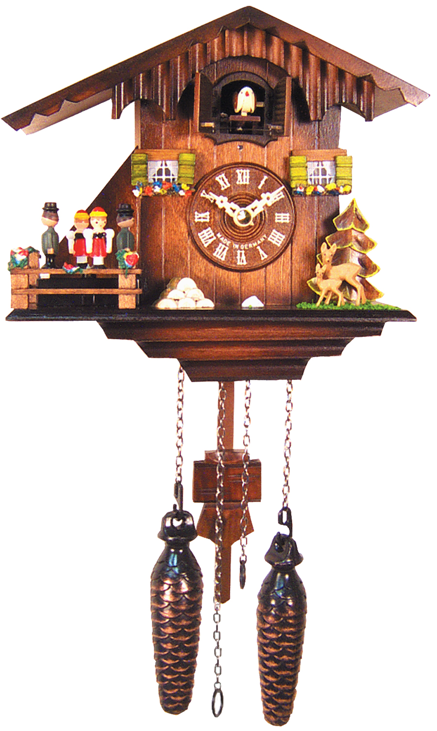 Small cuckoo chalet with side dancers: Cuckoo Clock Sales & Repair 4 ...